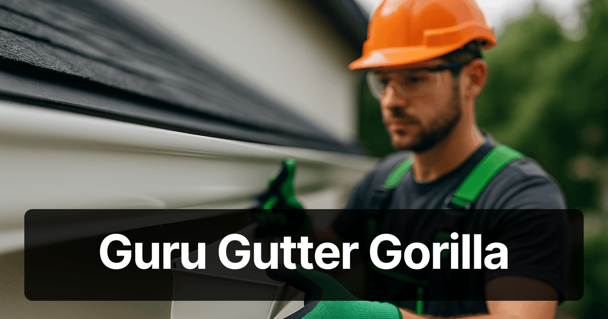 Gutter Installation, Repair & Cleaning | Guru Gutter Gorilla 877-812-7745